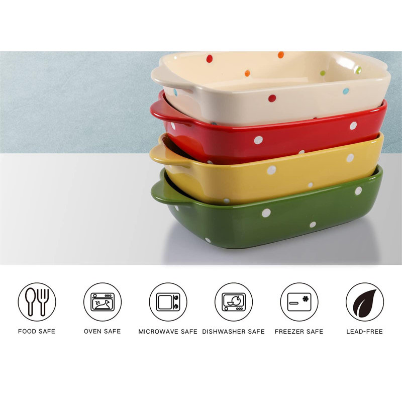 ATC HOLDINGS Rectangle Porcelain Baker Bakeware | Wayfair